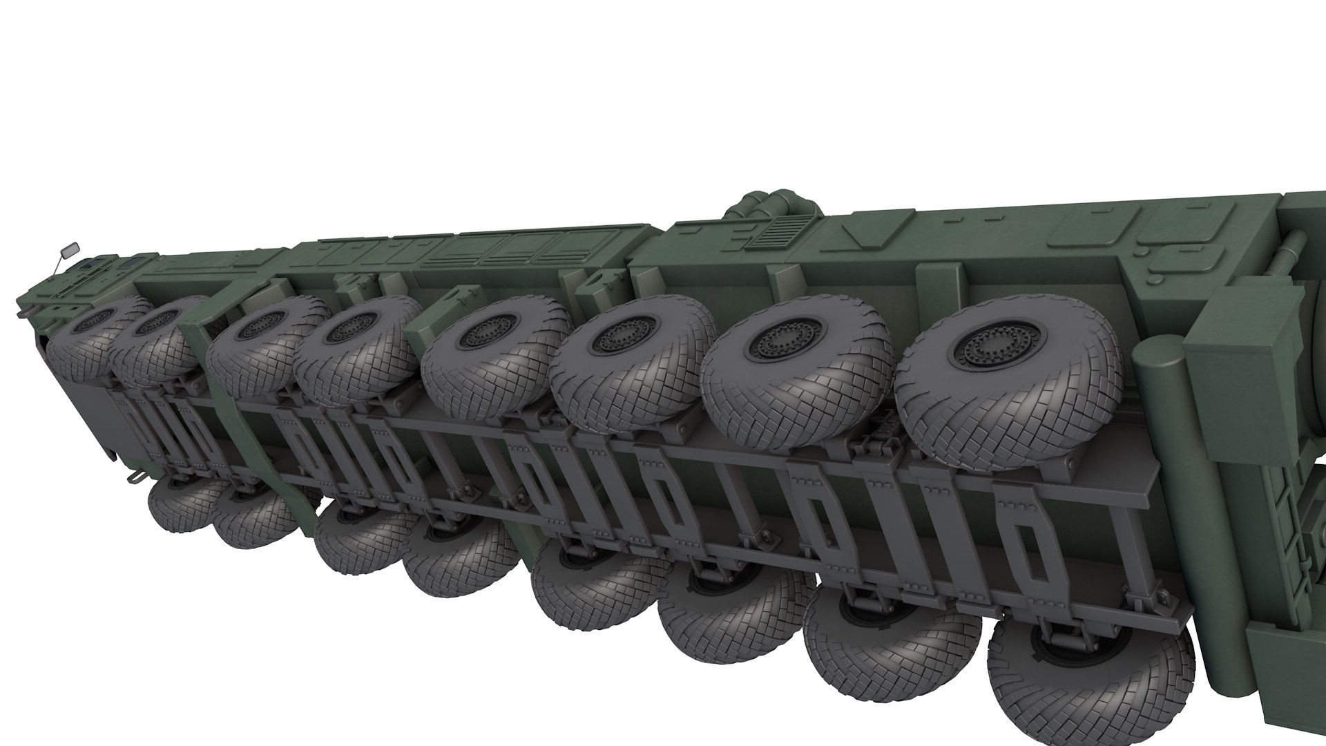 RT-2PM Topol Mobile Intercontinental Ballistic Missile Model ...