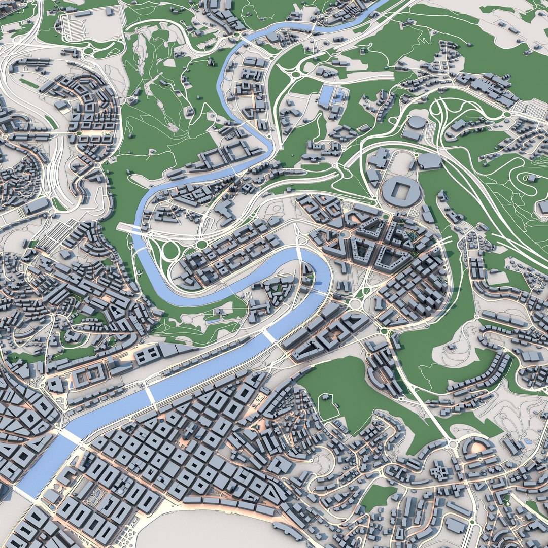 3D San Sebastian City Spain Model - TurboSquid 2386985