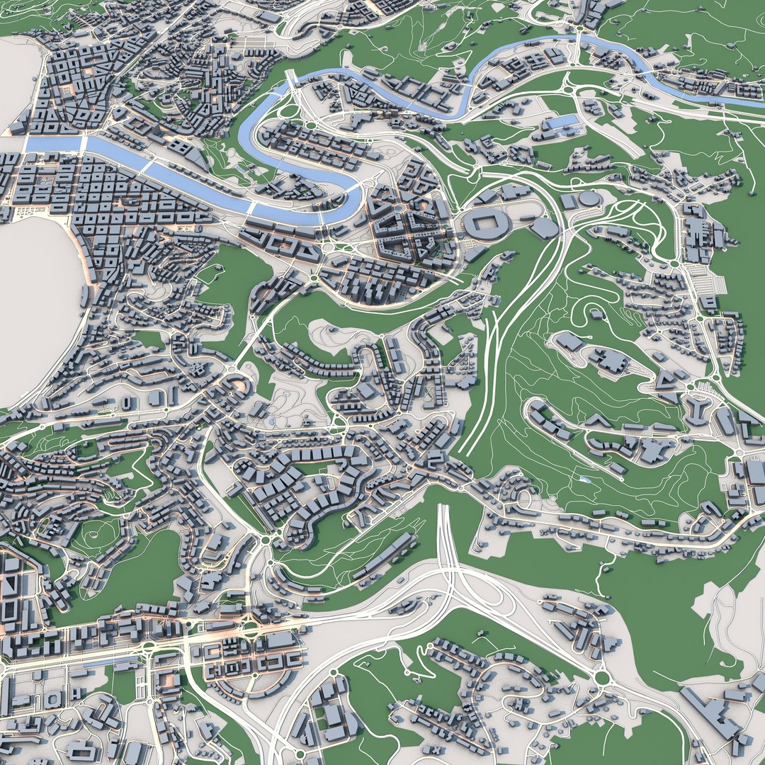 3D San Sebastian City Spain Model - TurboSquid 2386985