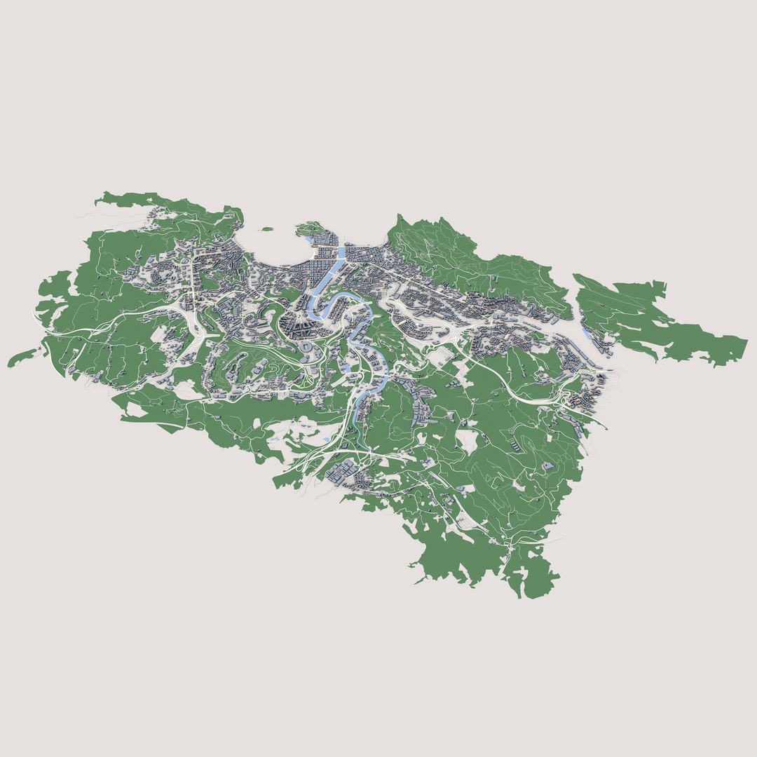 3D San Sebastian City Spain Model - TurboSquid 2386985