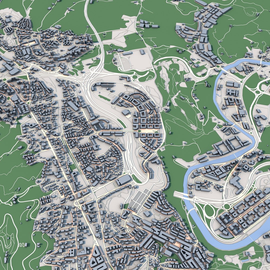 3D San Sebastian City Spain Model - TurboSquid 2386985