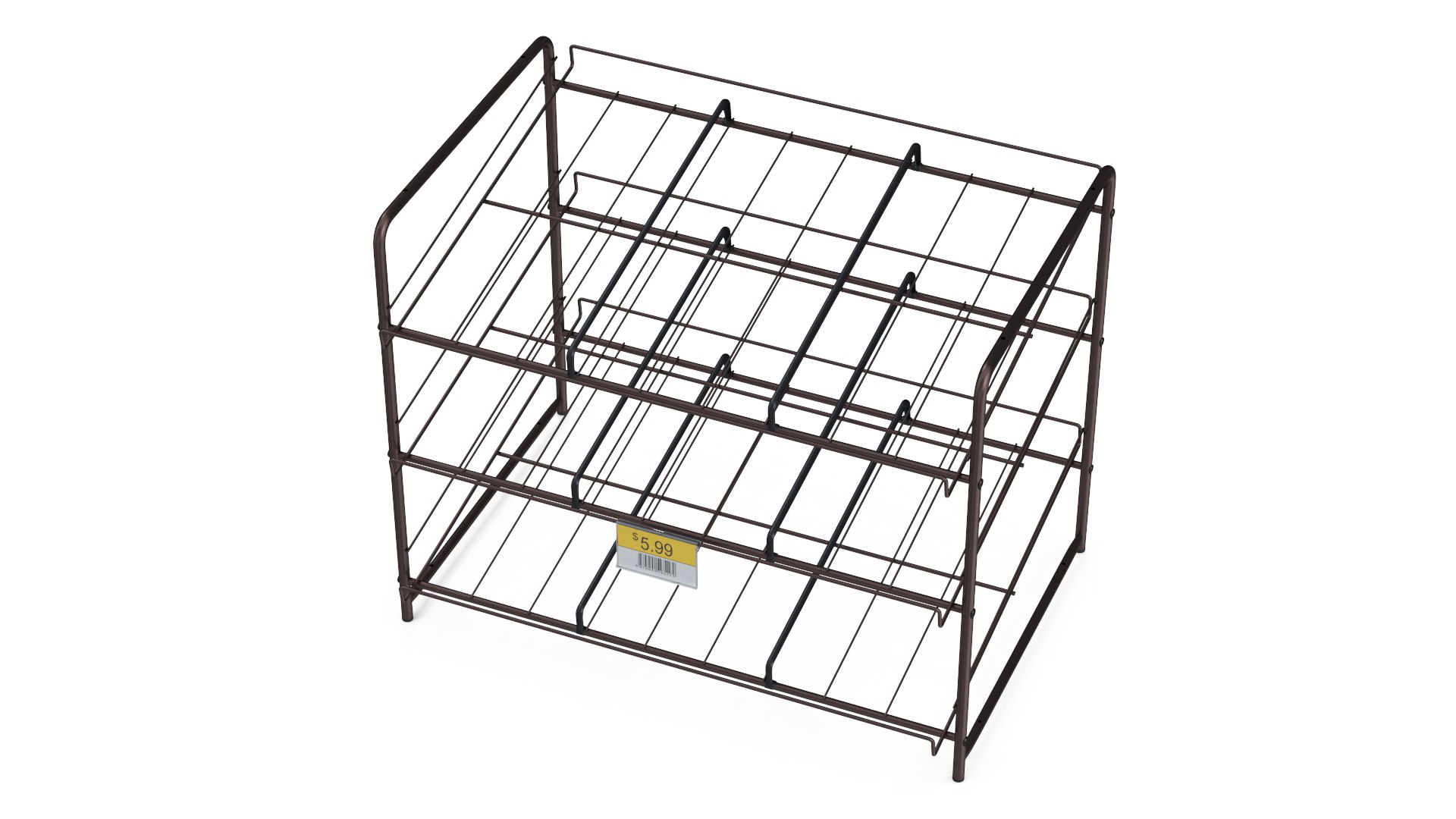 Beverage Can Dispenser with Price Tag model - TurboSquid 2017661