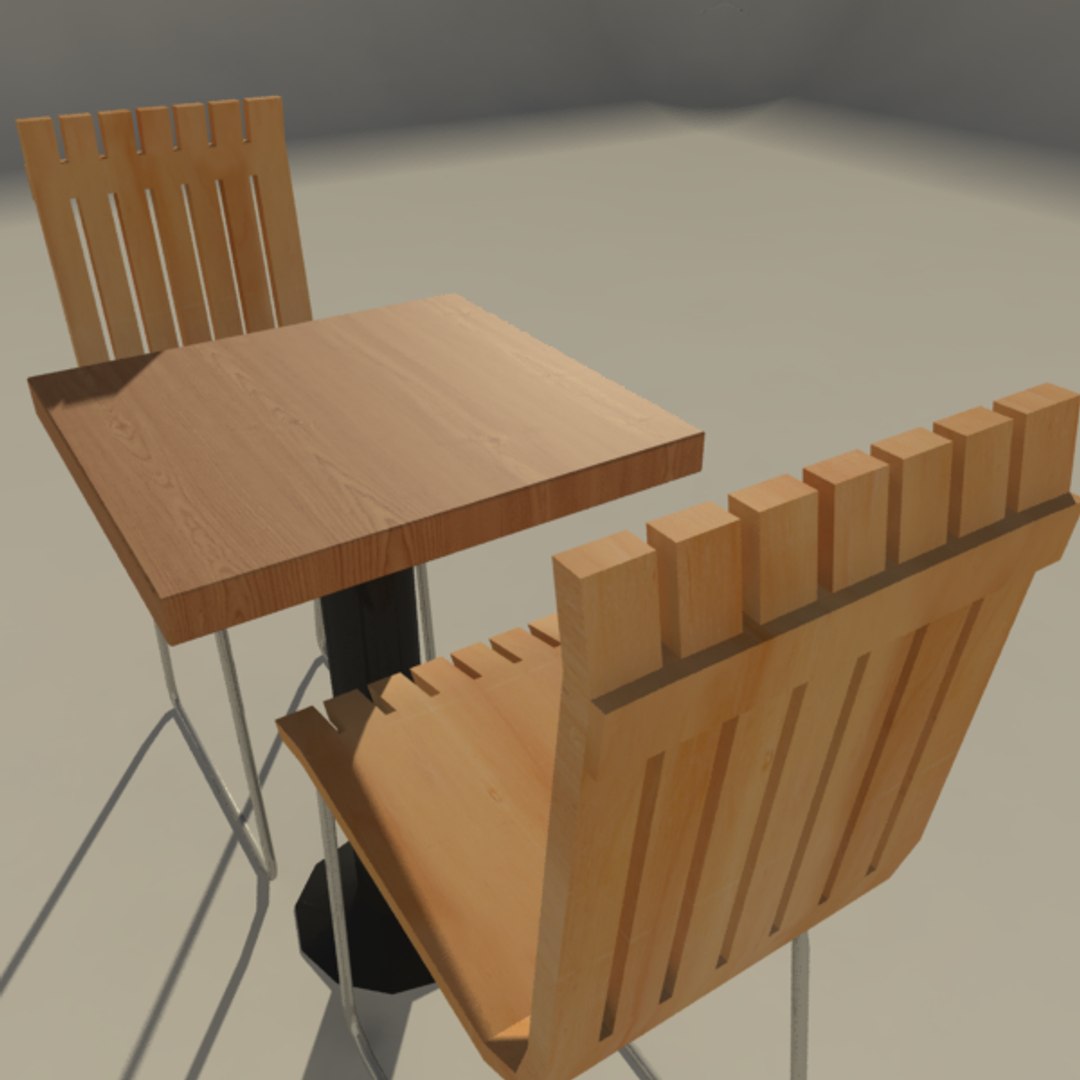 low-poly chair 3d max