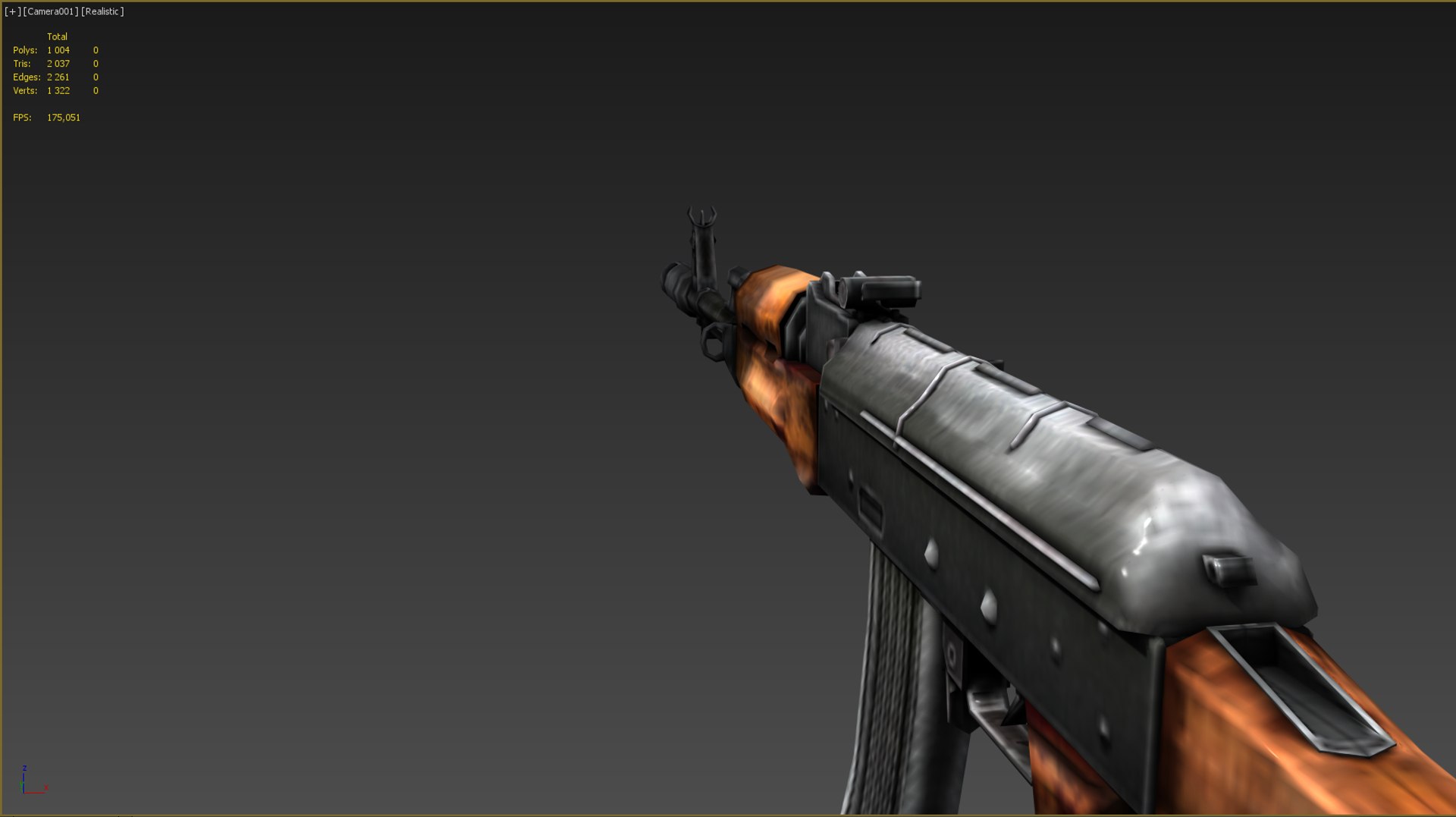 3ds max hand ak-47 animations