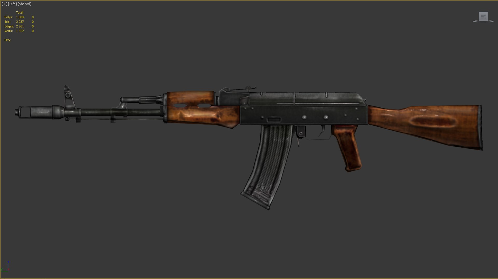 3ds max hand ak-47 animations