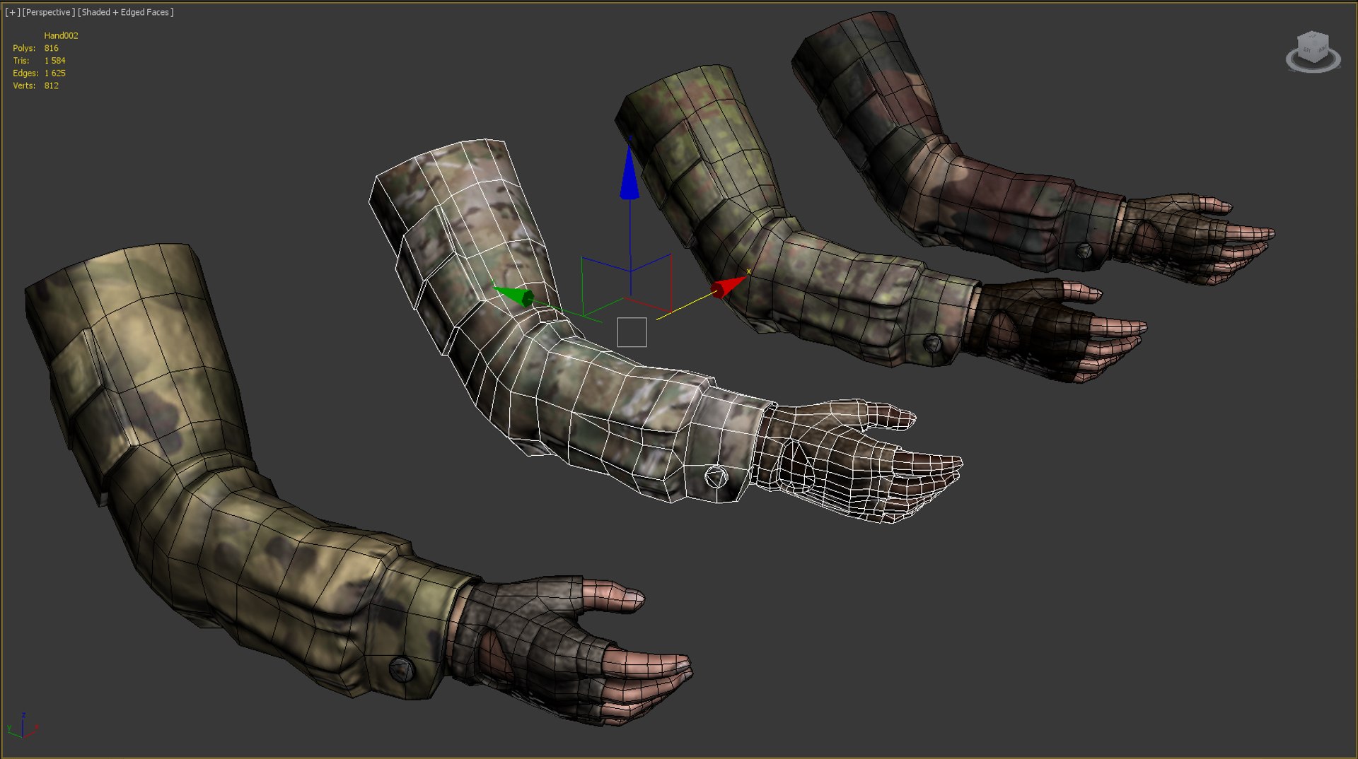 3ds max hand ak-47 animations