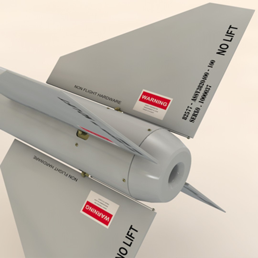 Aim-120 Amraam Missile Extreme 3d Model