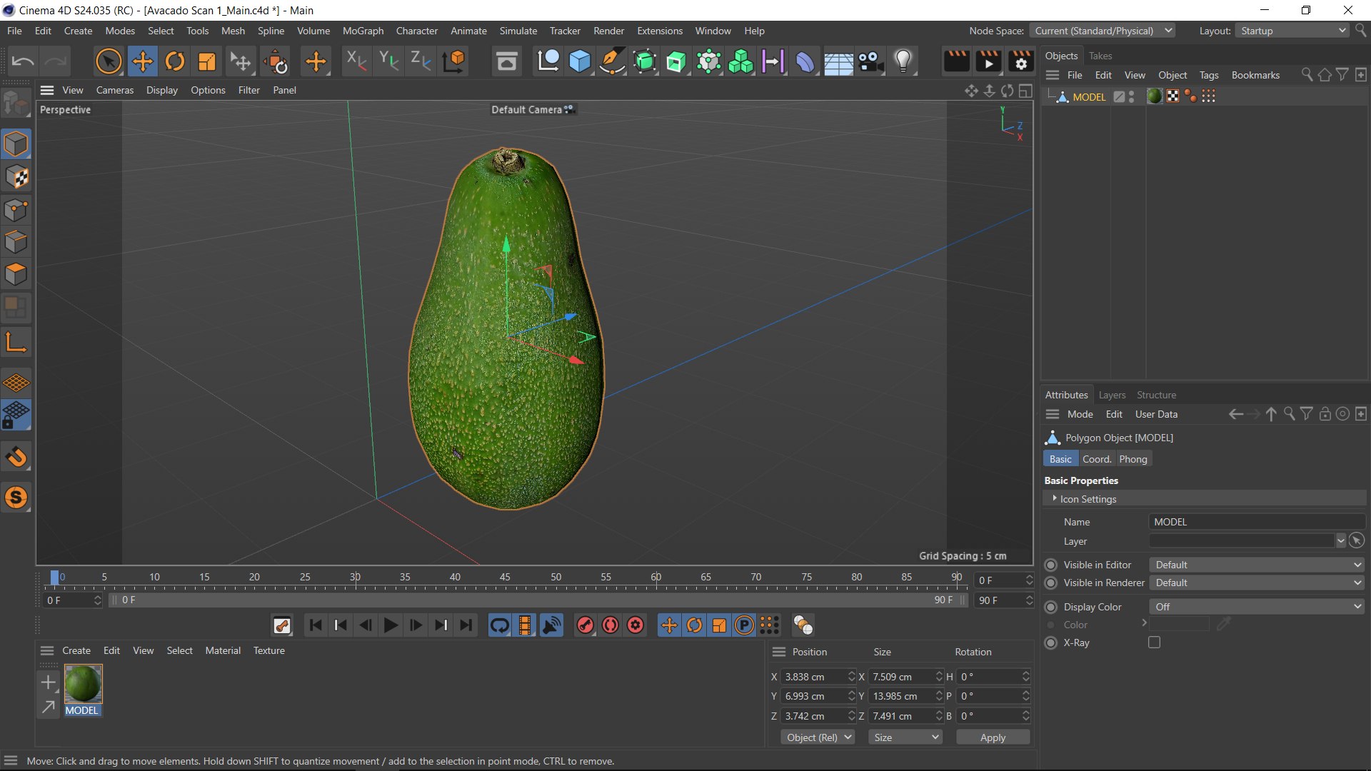 Avocado Scan 3D Model - TurboSquid 2125884