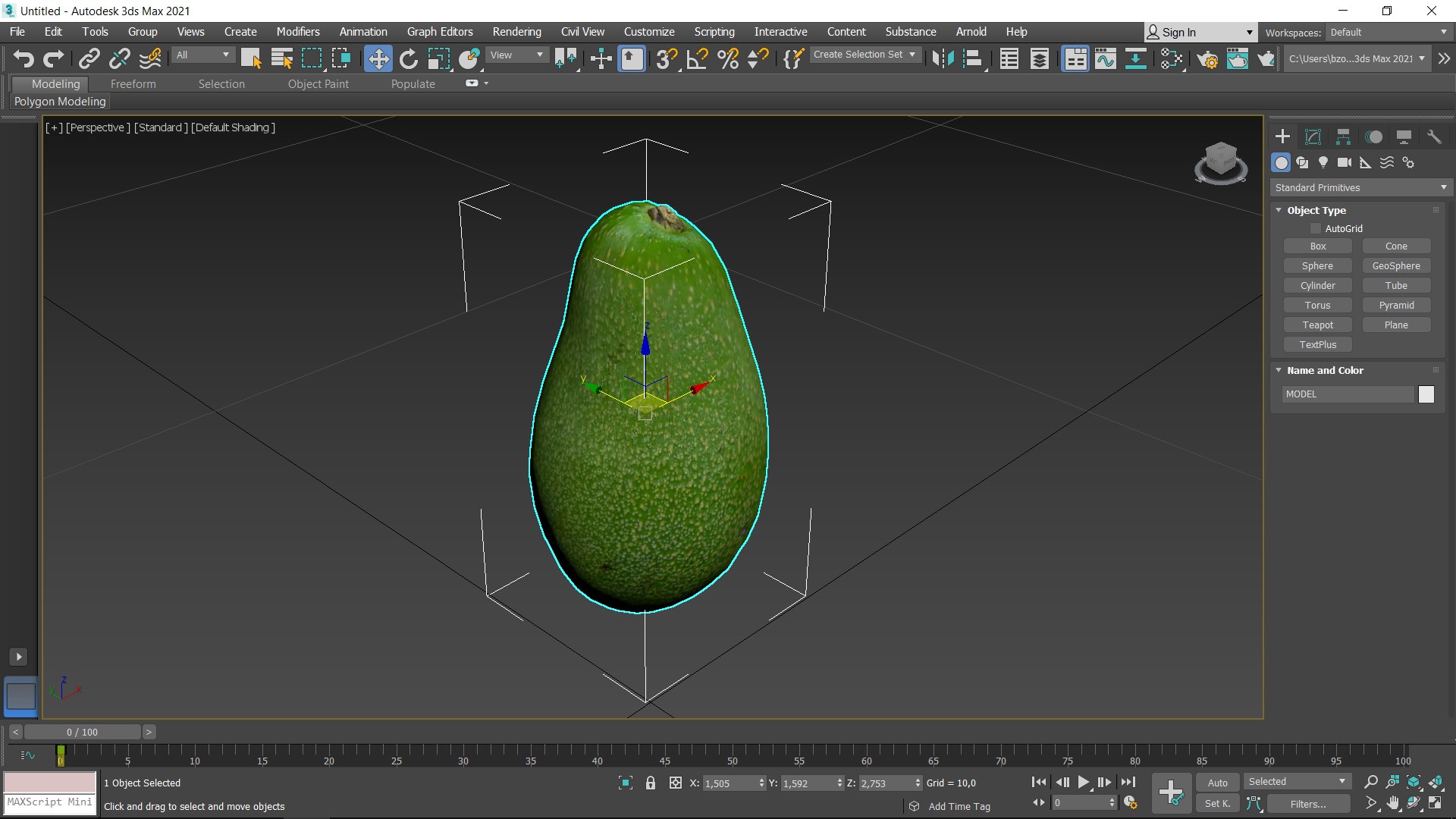 Avocado Scan 3D Model - TurboSquid 2125884