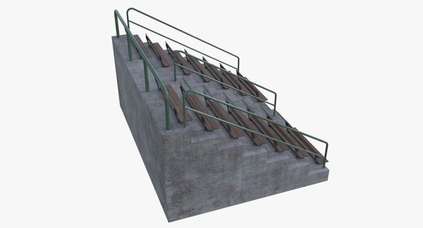 3d model bleacher blender