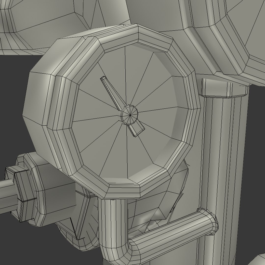 Pipes Mixing Barrel 3D Model - TurboSquid 1290176