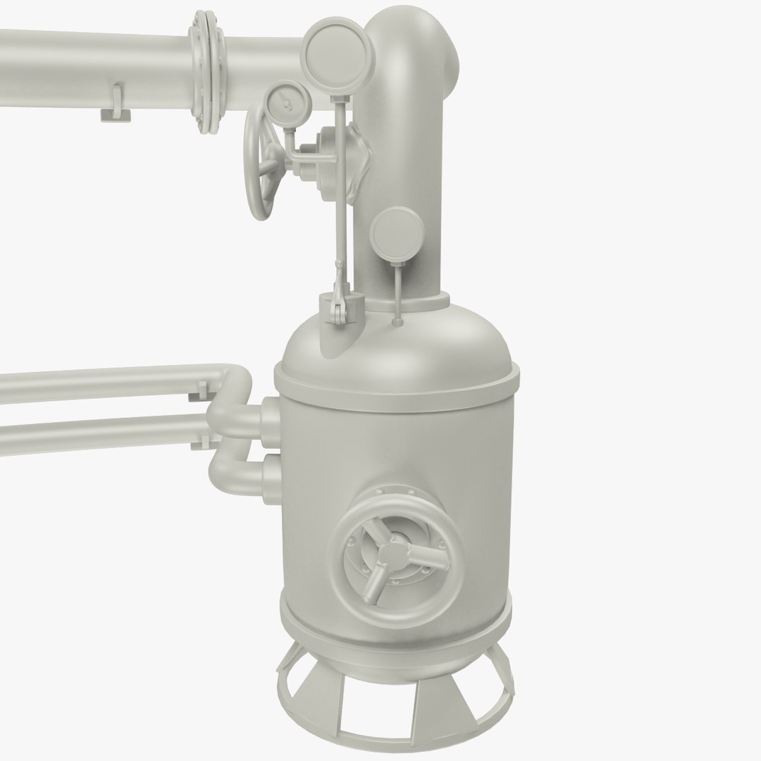 Pipes Mixing Barrel 3D Model - TurboSquid 1290176