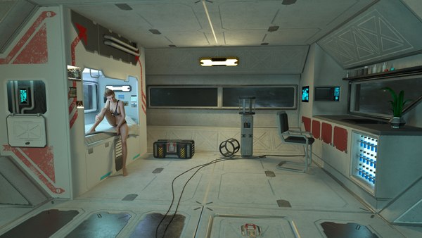 3D space living module - TurboSquid 1830669