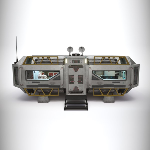 3D space living module - TurboSquid 1830669