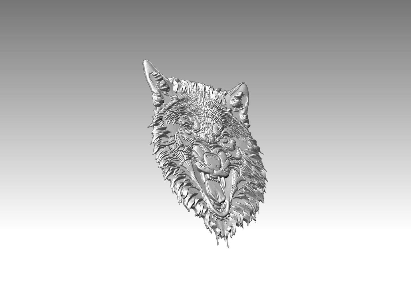 3D Wolf Relief Dog - TurboSquid 2403475