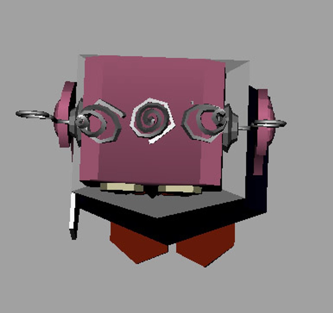 free roxy robot bot 3d model