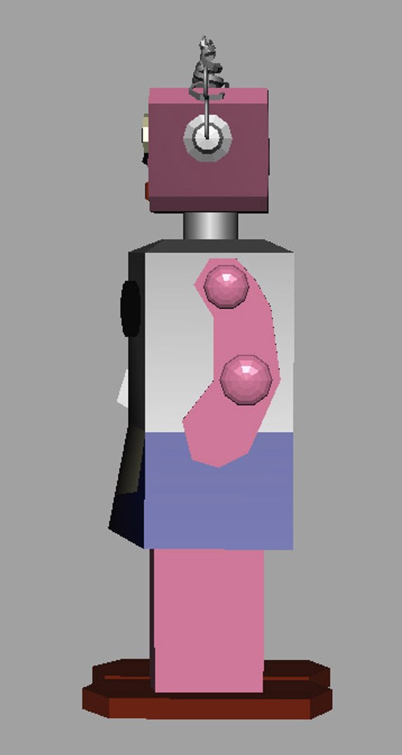 free roxy robot bot 3d model