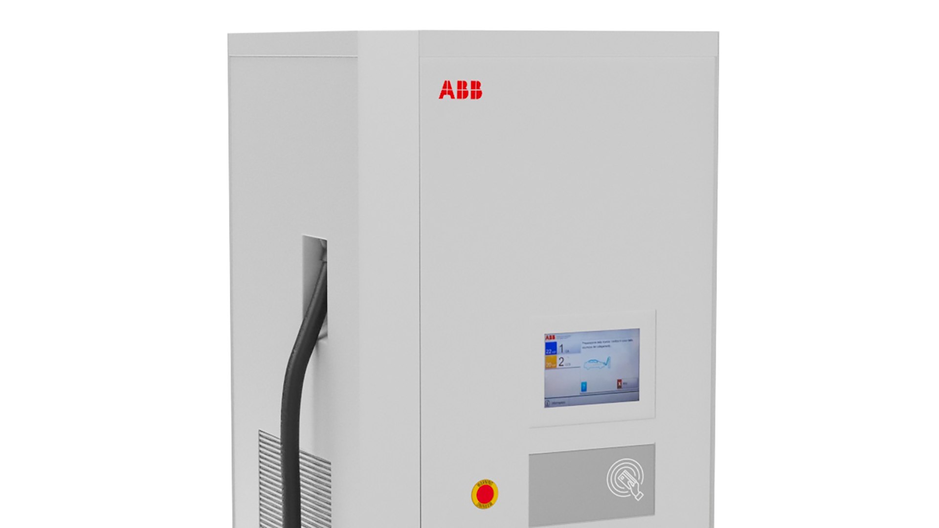 ABB Terra 94 CC EV Electric Car Charging Station Model - TurboSquid 2277574