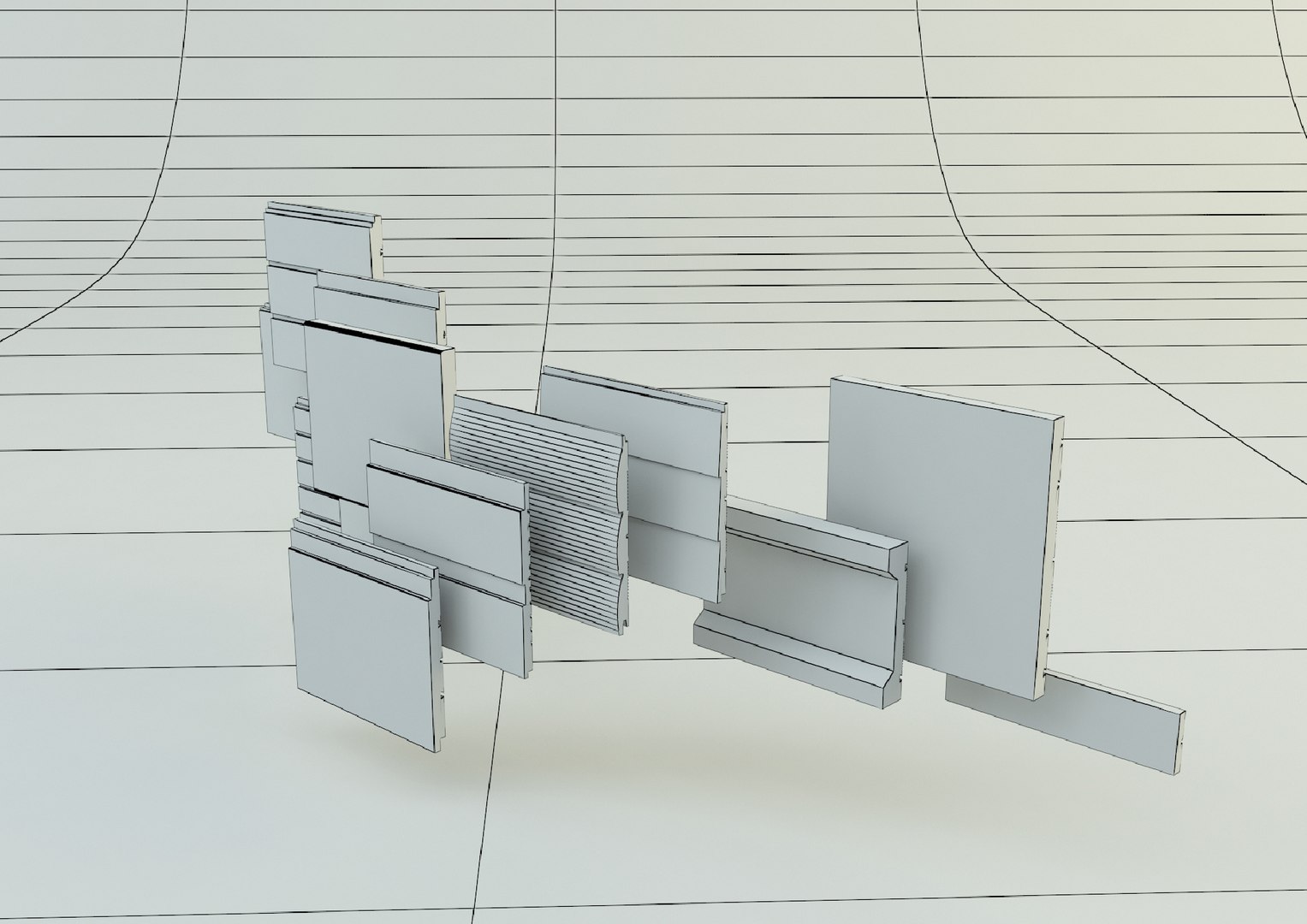 Building Cladding Models 3d Model Turbosquid 1966133