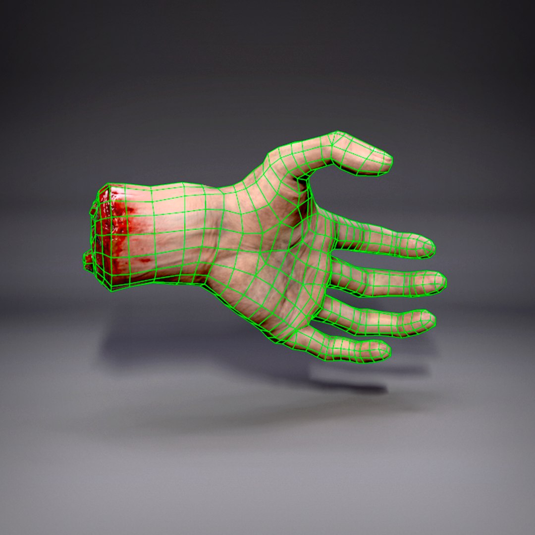 Severed Hand 3D Model - TurboSquid 1449246