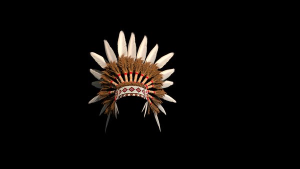 modelo 3d Tocado nativo americano - TurboSquid 1703179