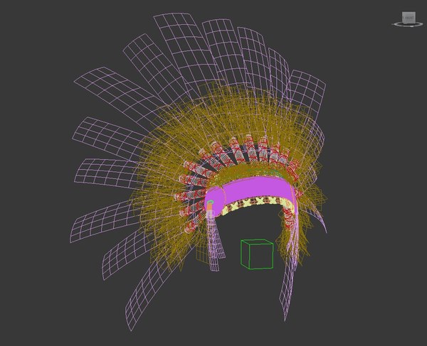 3D model traditional headdress - TurboSquid 1703179