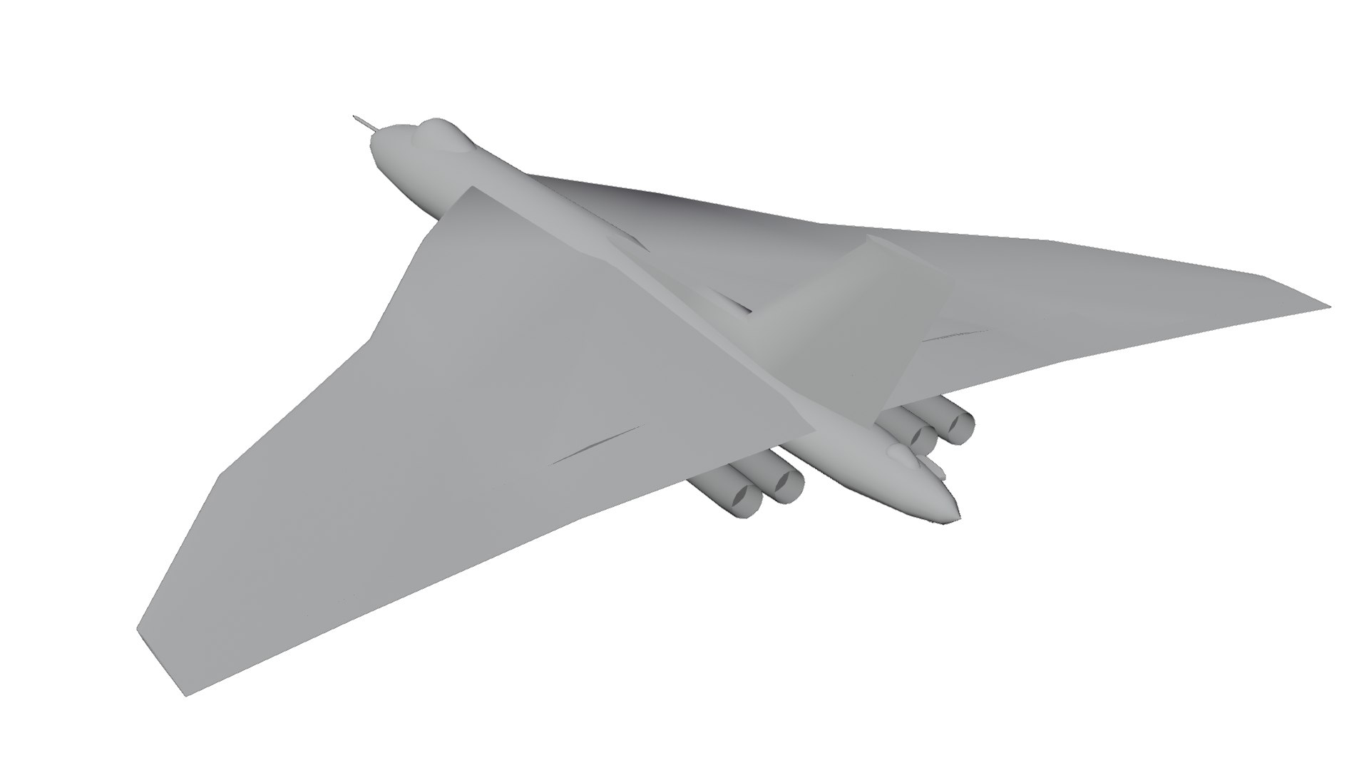 Avro Vulcan B2 Jet Bomber 3D Model - TurboSquid 2327084