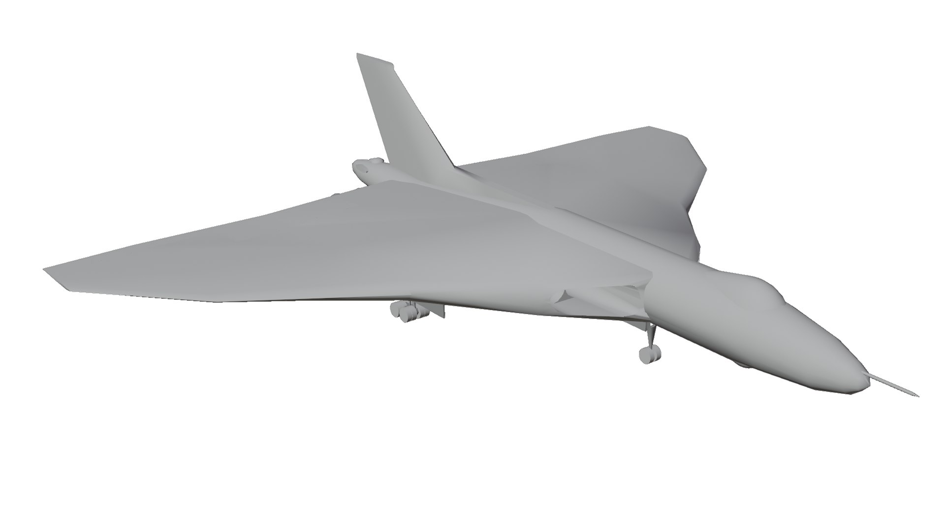 Avro Vulcan B2 Jet Bomber 3D Model - TurboSquid 2327084