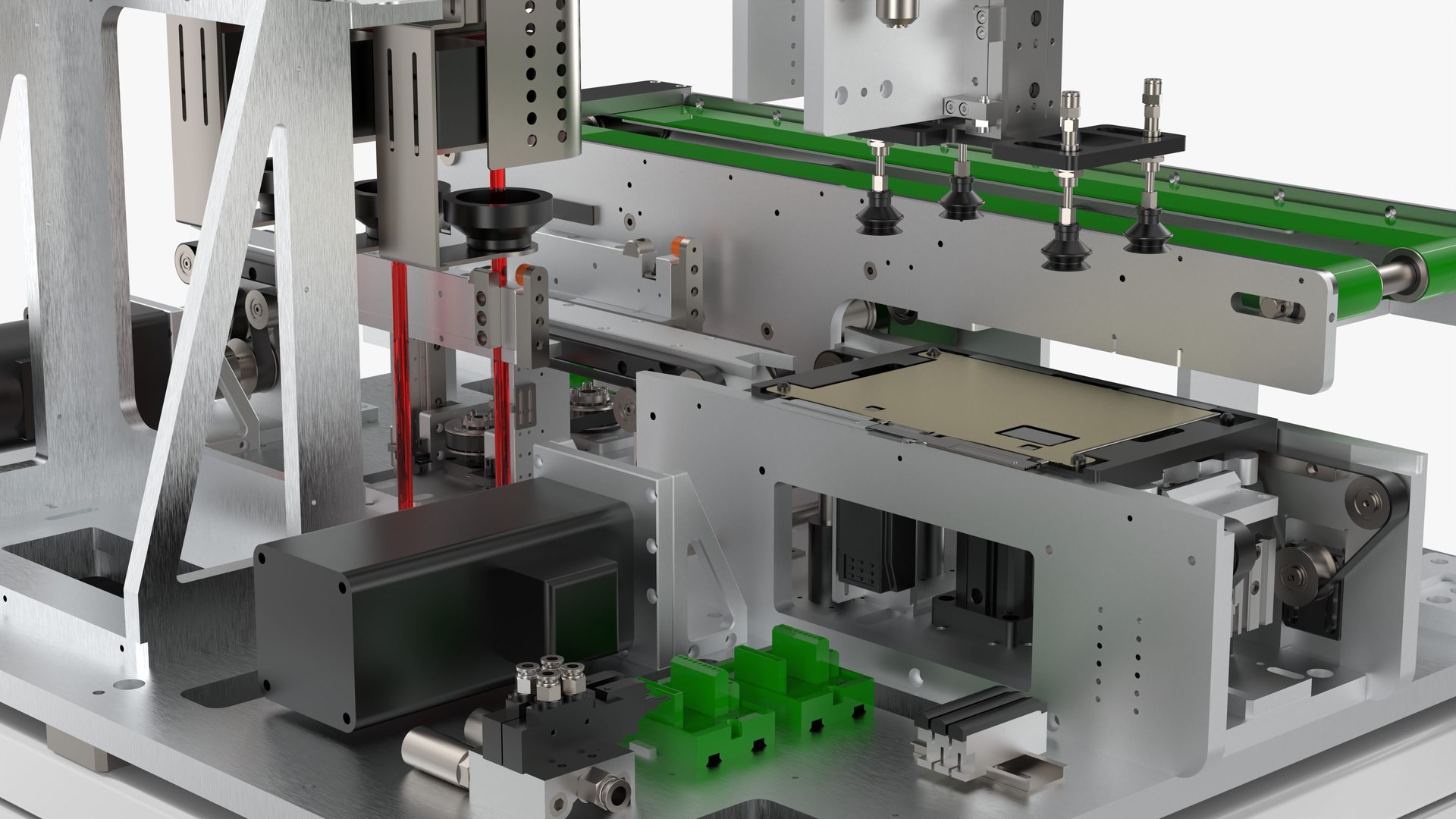 Automatic Mobile Phone Battery Welding Machine 3D Model - TurboSquid ...