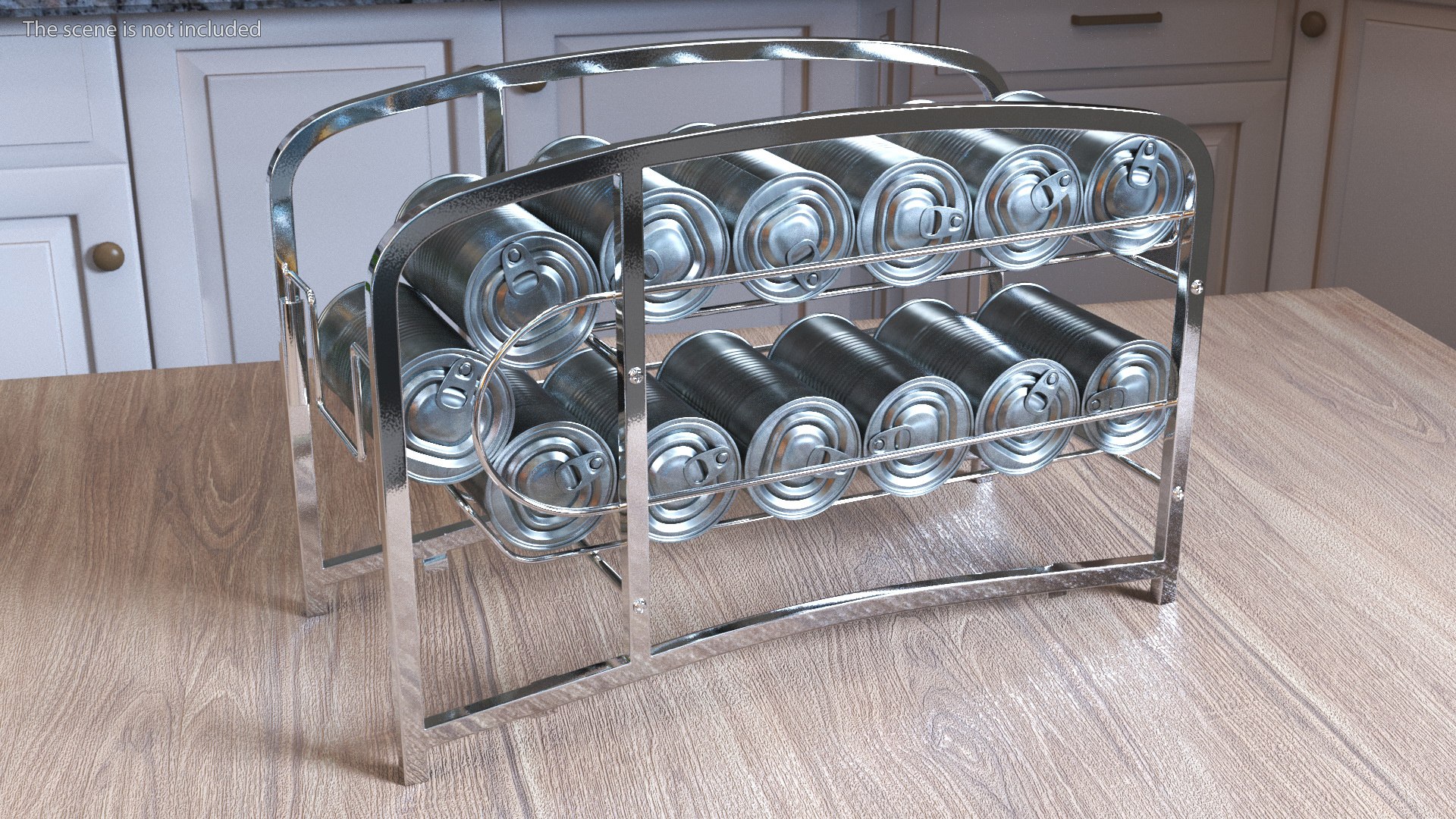 3D Tin Can Dispenser With Tin Cans And Price Label - TurboSquid 2031848