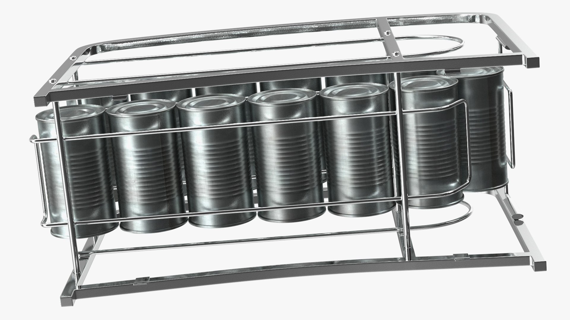 3D Tin Can Dispenser with Tin Cans and Price Label - TurboSquid 2031848