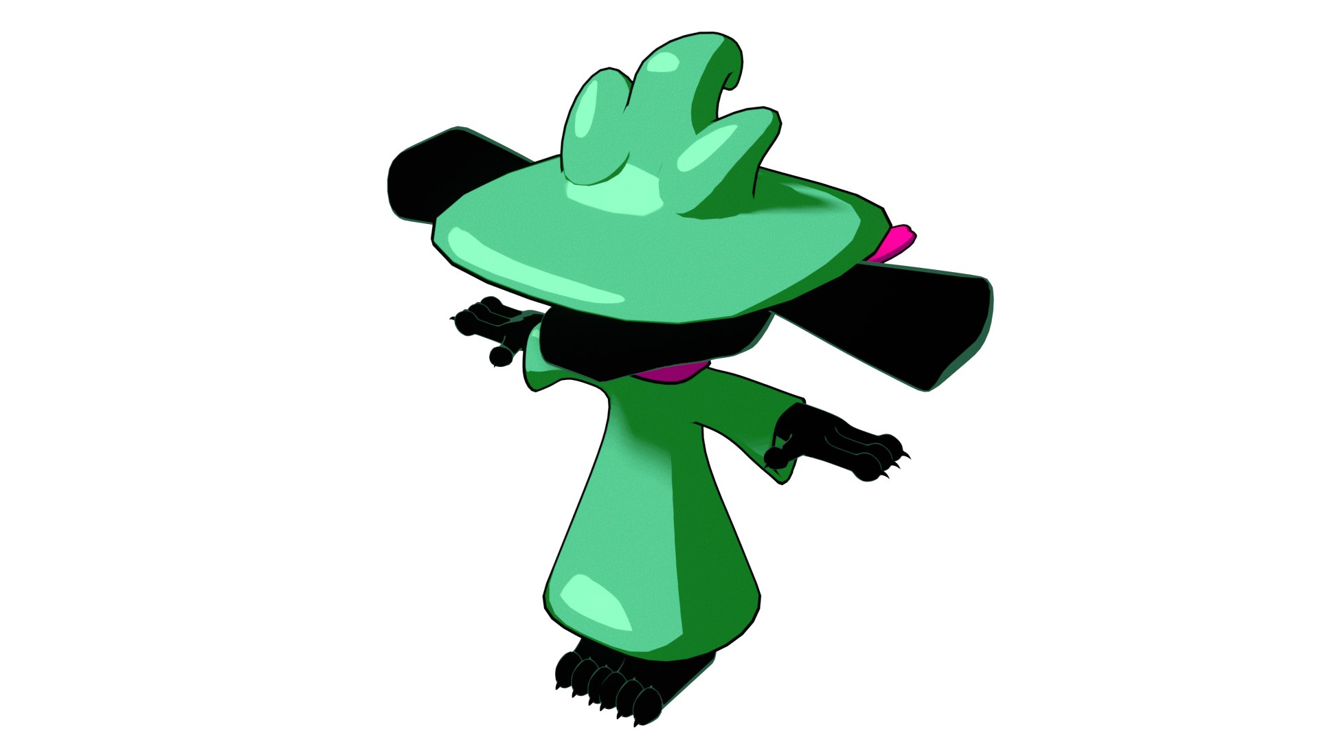Free 3D Model Eldritch Ralsei Test - TurboSquid 2148653
