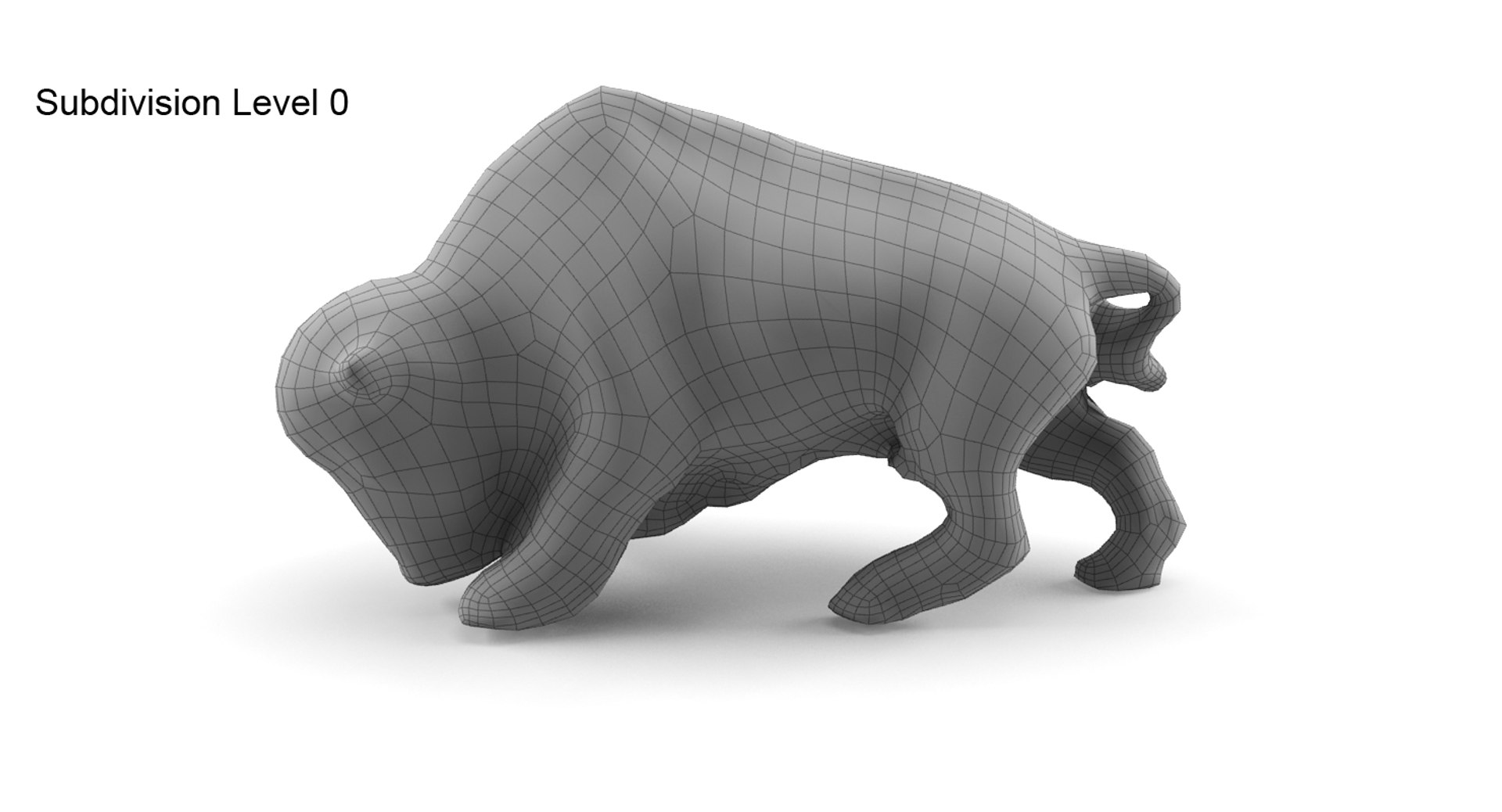 Realistic Bull 3d Model