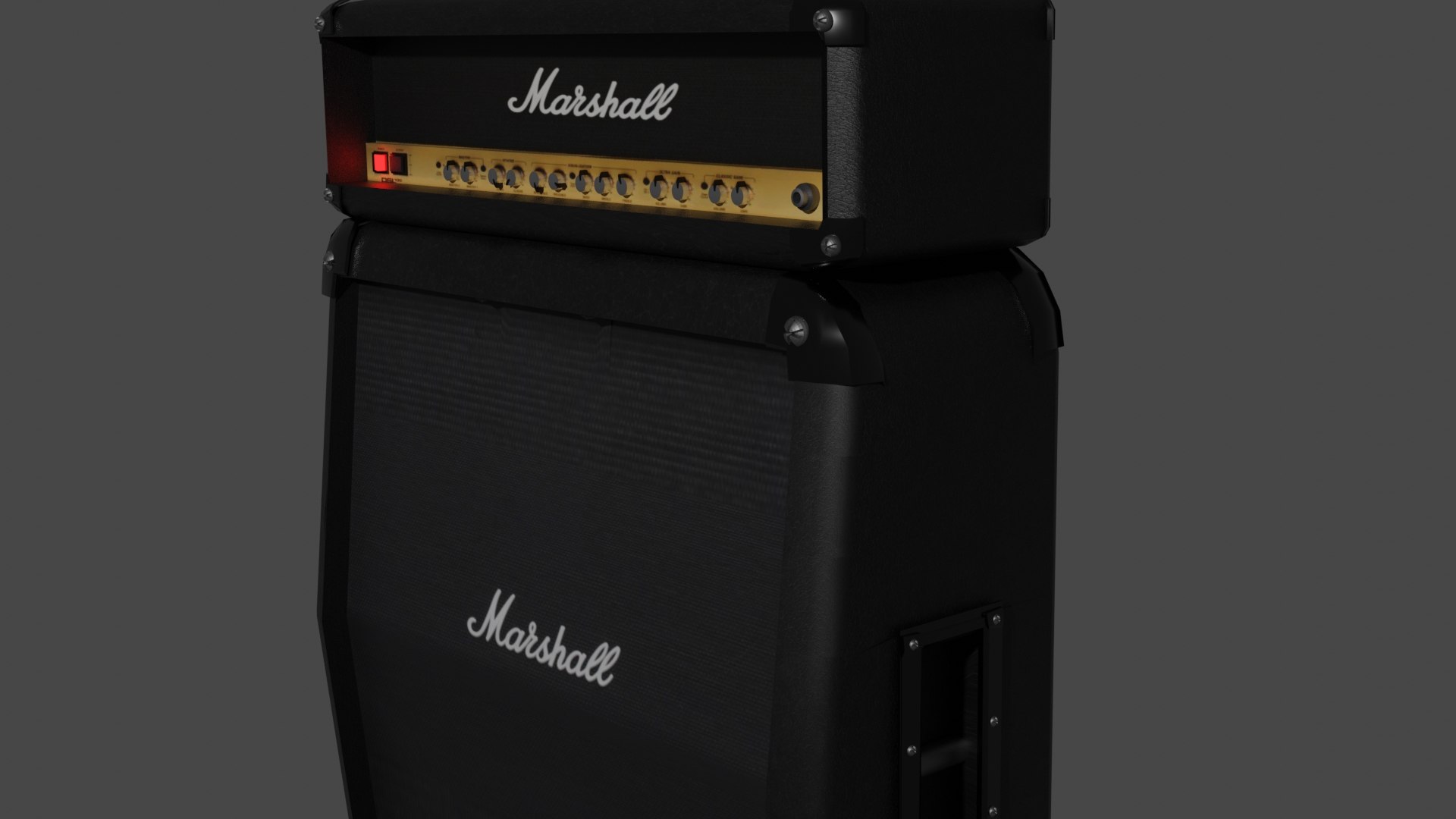 Marshall Amplifier 3D - TurboSquid 1651907