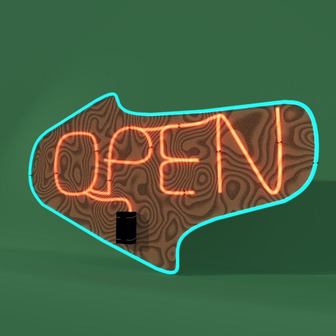 3D Neon Sign Model - TurboSquid 1419516