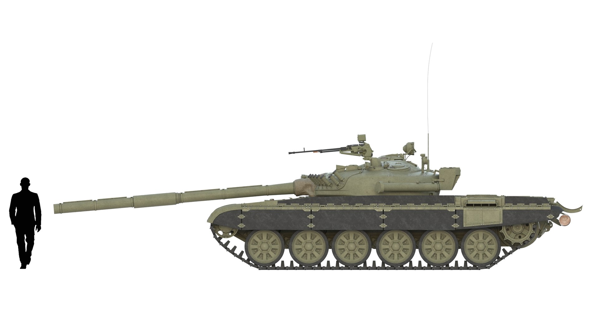Main Battle Tank T-72A 3D model - TurboSquid 1907118