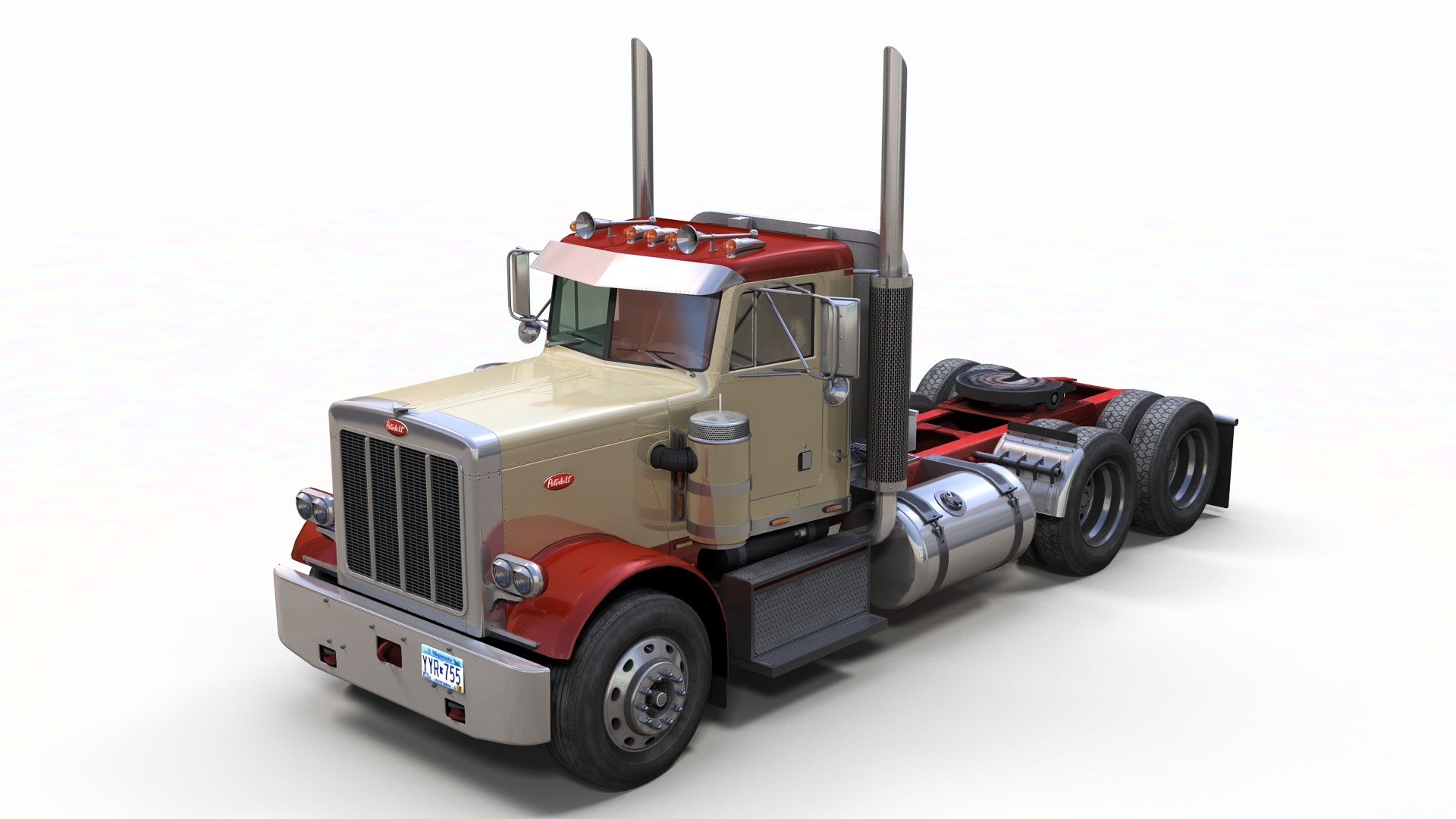3D Peterbilt 359 1980 Truck - TurboSquid 2251630