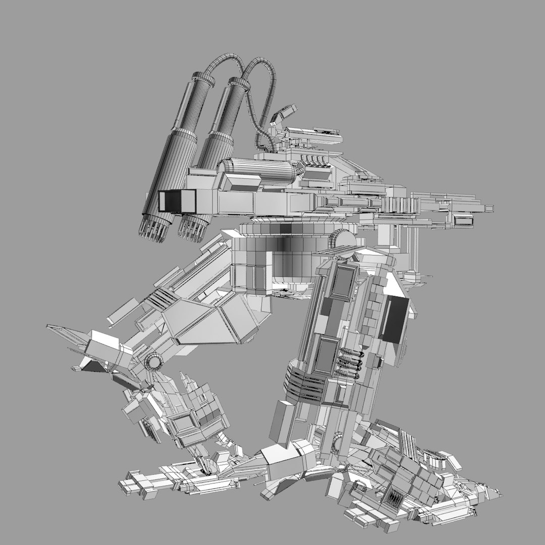 Max Animation Walk Robot