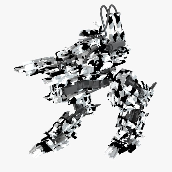 max animation walk robot