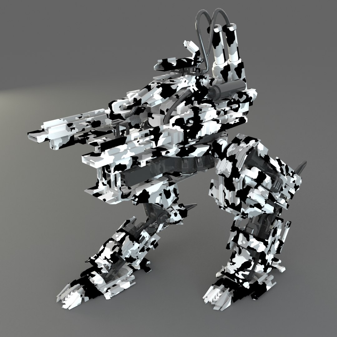 Max Animation Walk Robot