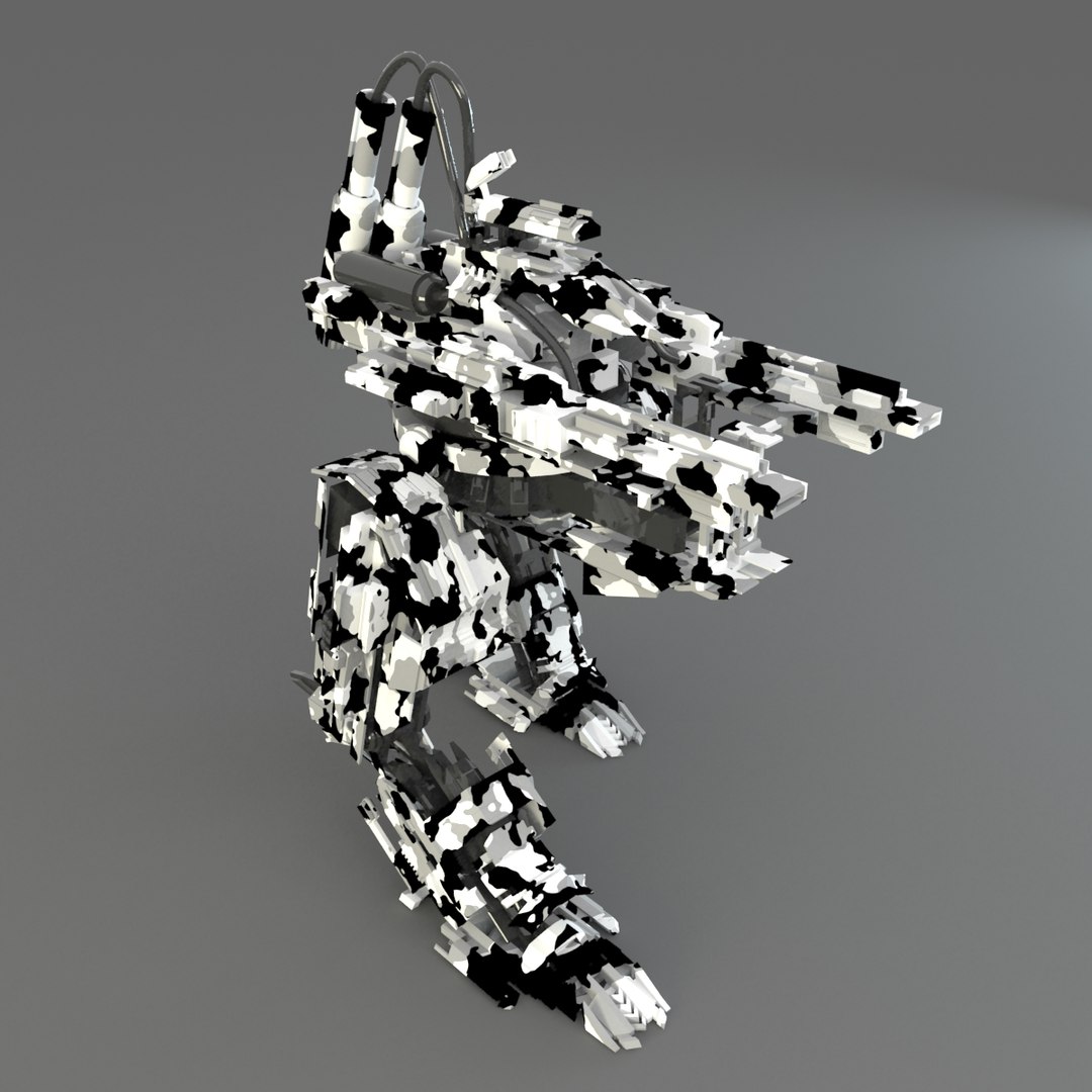 Max Animation Walk Robot