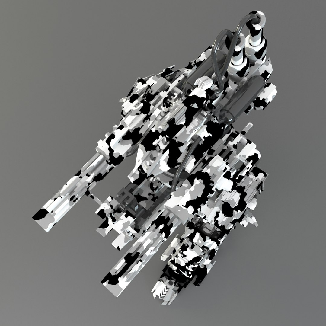 Max Animation Walk Robot