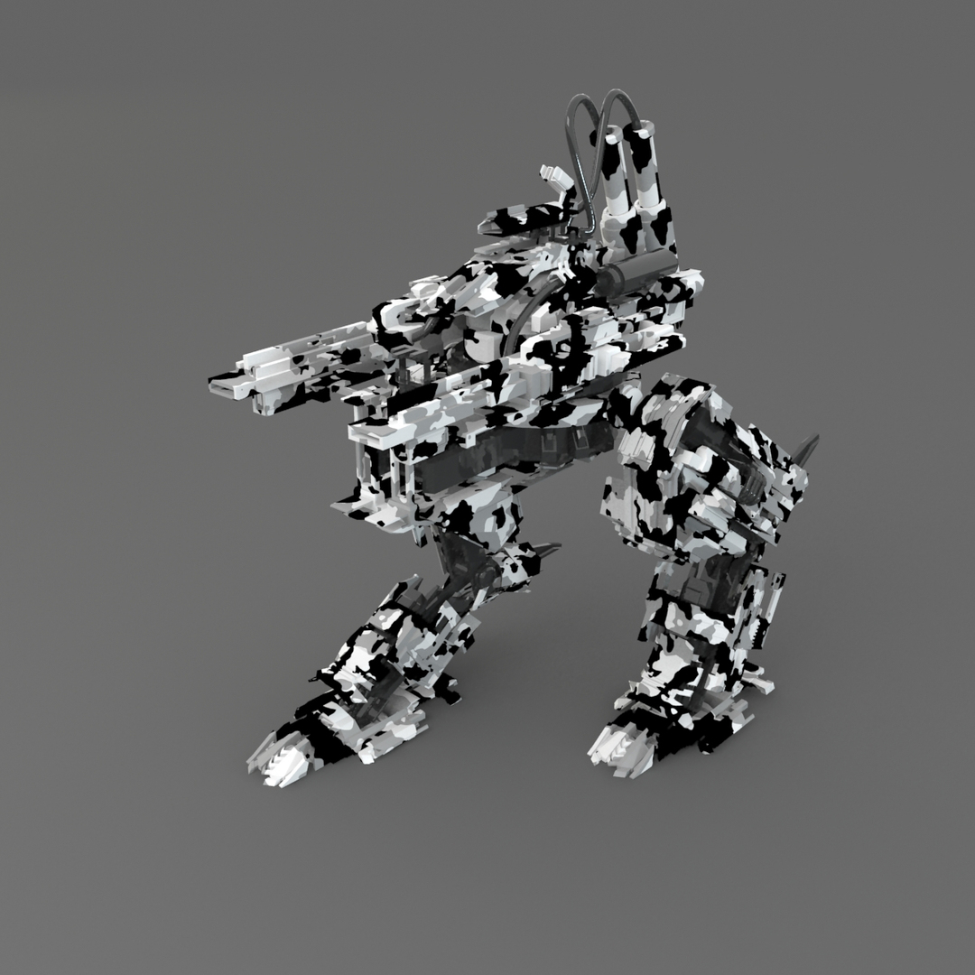 Max Animation Walk Robot