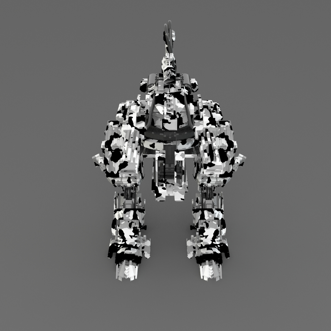 Max Animation Walk Robot