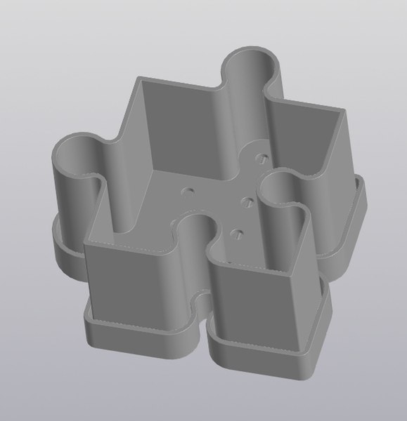 3D Single Puzzle Planter - TurboSquid 1978199