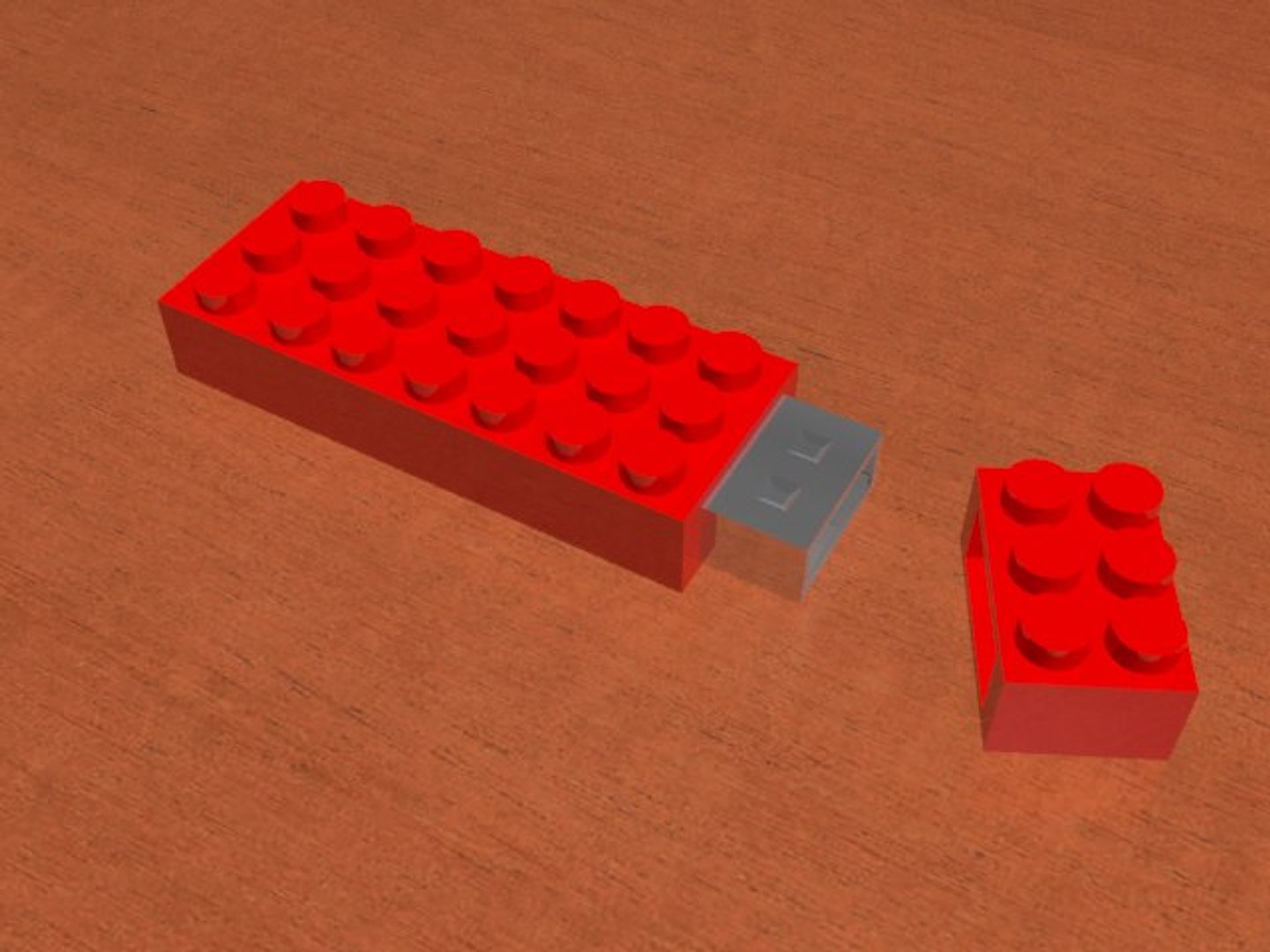 free lego usb 3d model