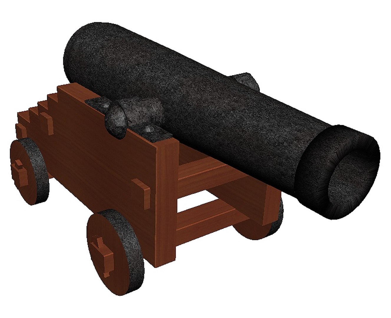 3D Cannon - TurboSquid 1259765