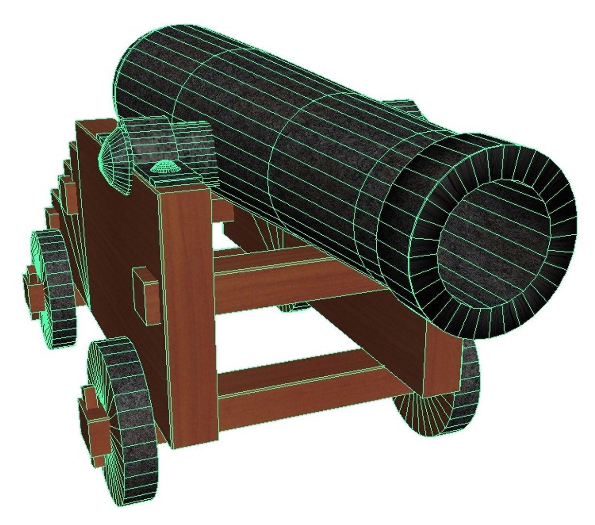 3D Cannon - TurboSquid 1259765