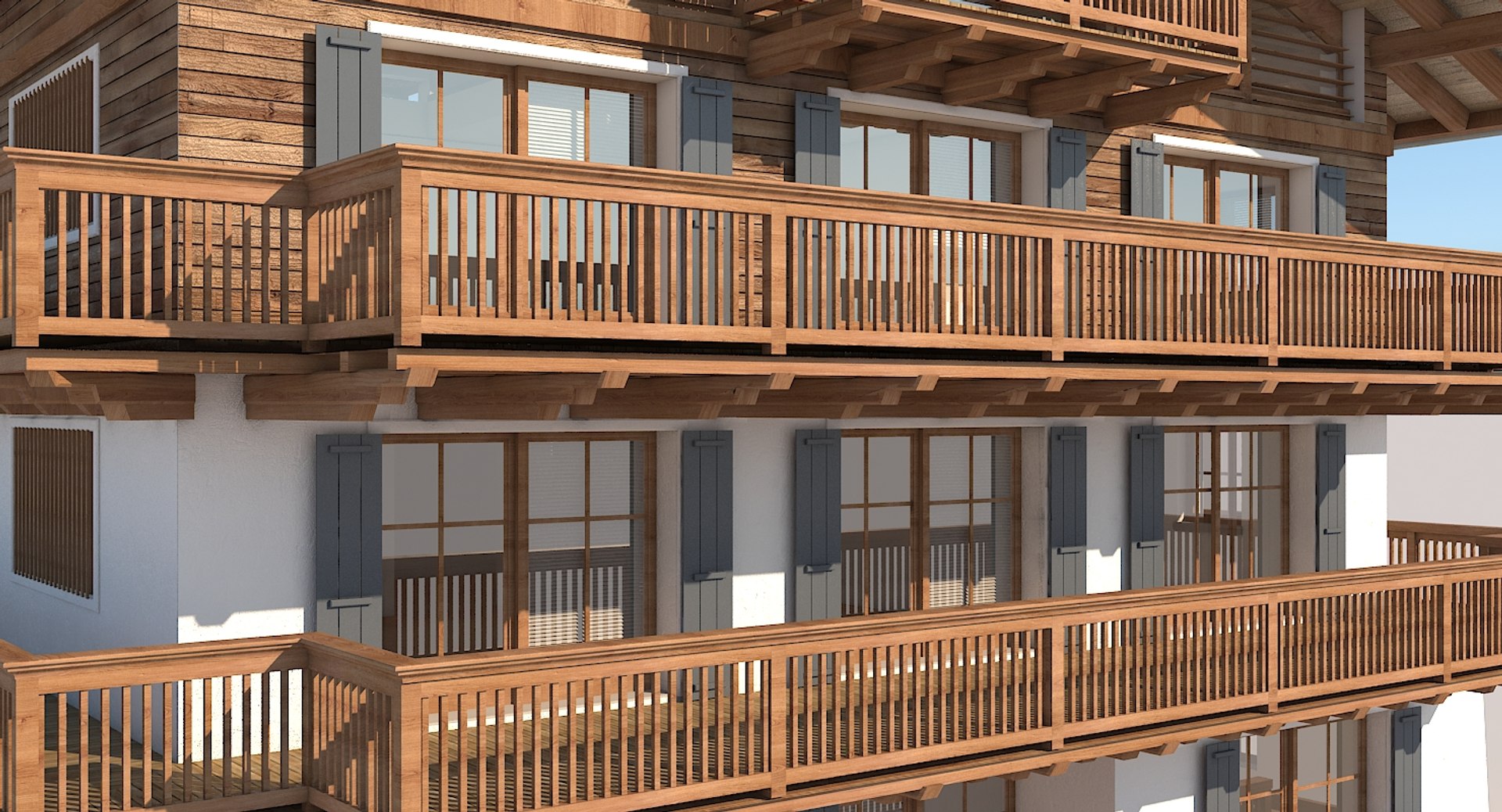 3ds Max Tyrolean House