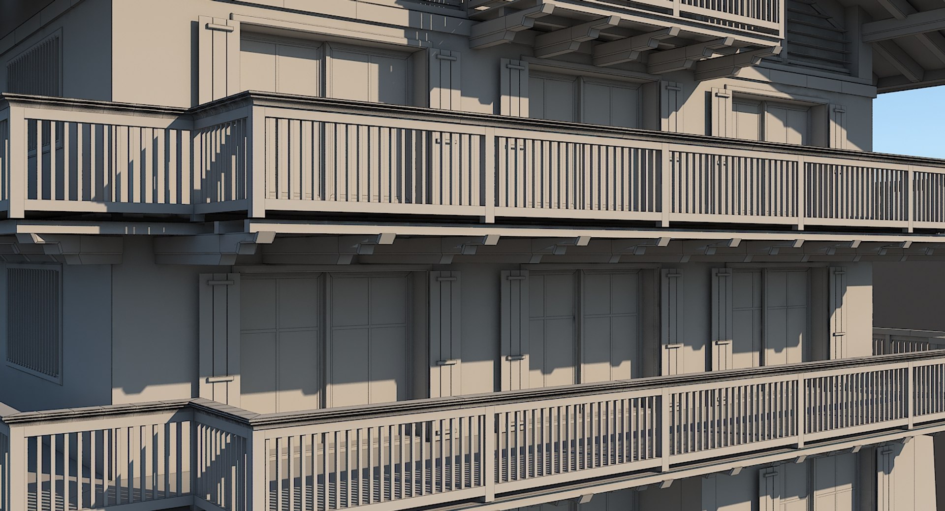 3ds Max Tyrolean House